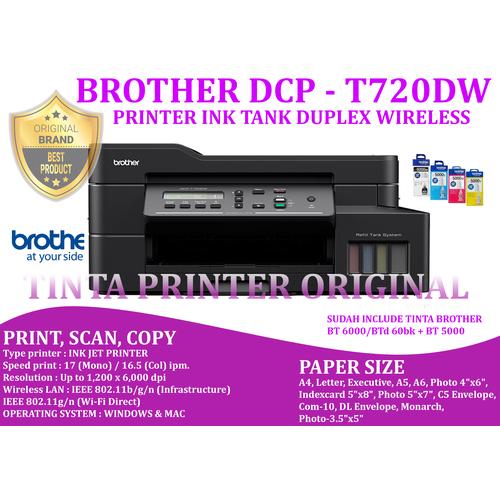 Jual Printer Brother DCP - T720DW Original - Jakarta Selatan - TINTA ...