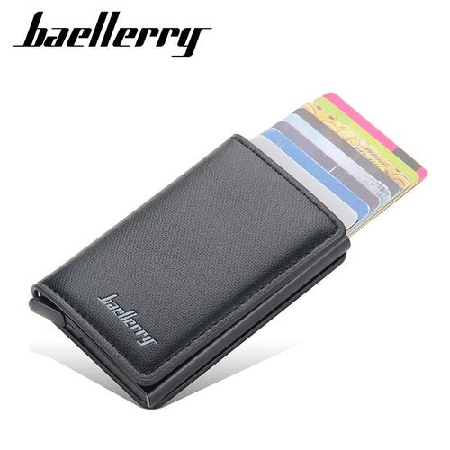 Jual Dompet Kartu Pria Kulit Rfid Smart Wallet Card Holder Baellerry ...