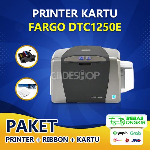Jual PAKETAN ID CARD PRINTER FARGO DTC 1250E Termasuk Ribbon dan Blank ...