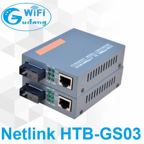 Jual Netlink HTB GS03 HTB-GS03 Gigabit Single mode Media Converter ...