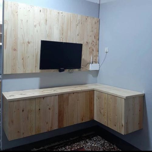 Jual backdrop Tv minimalis / backdrop Tv kayu jati Belanda - Kota Depok ...