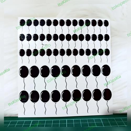 Jual Stiker Cutting Balon PVC Balon Balon ukuran 15cm x 15cm - Kab ...