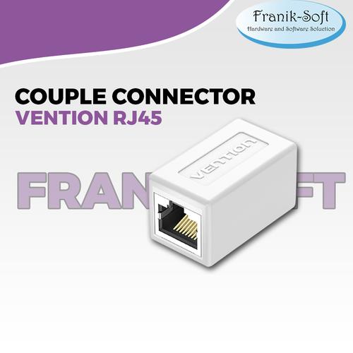 Jual VENTION RJ45 Coupler Connector LAN Barrel Female to Female Putih ...