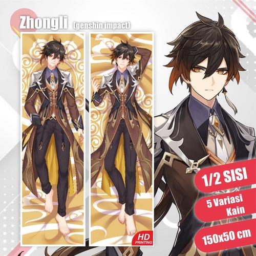 Jual Dakimakura Zhongli Genshin Impact 150x50 cm (Type 7) - 2 Way ...