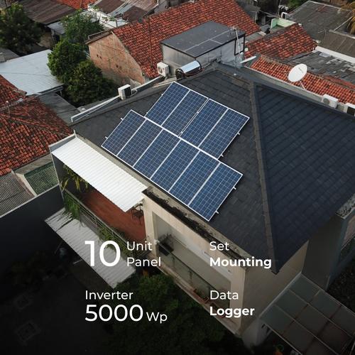 Jual PAKET ONGRID PLTS ATAP RUMAHAN 5KWP MENGHEMAT HINGGA 50% LISTRIK ...