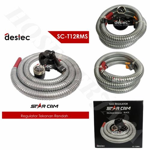 Jual Paket Regulator Gas Meter + Selang StarCam Destec Tekanan Rendah ...