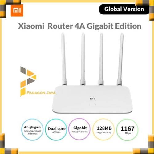 Jual Xiaomi Mi Wifi Router 4A Giga Version - Xiaomi Router Gigabit ...