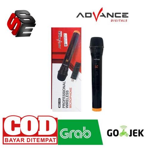 Jual Advance mic wireless single 101 mMic Hitam Mic-101 - Kota Depok ...