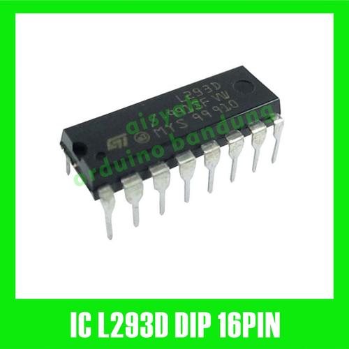 Promo L293D IC DIP-16 4 Channel Half-H Motor DC Stepper Driver L293 L ...
