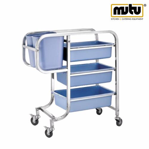 Jual Troli Pengumpul Piring Kotor | Dish Collecting Trolley MUTU DCT-31 ...