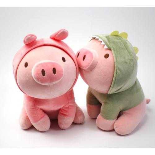 Jual Boneka Babi Miniso Imut Cute Baju Warna Hijau / Warna Pink - Merah ...