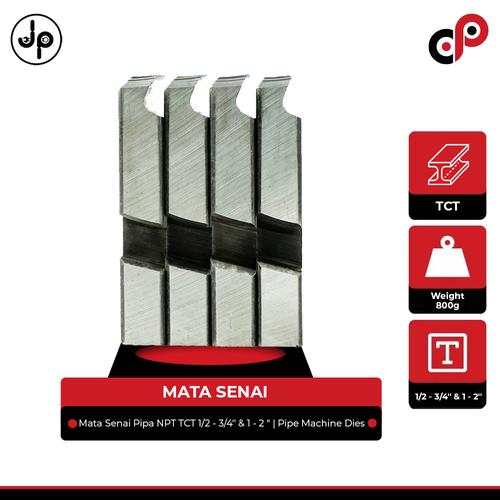 Jual Mata Senai Pipa NPT TCT 1/2 - 3/4" & 1 - 2 " | Pipe Machine Dies ...