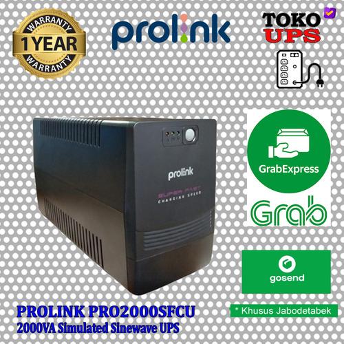 Promo UPS PROLINK PRO2000SFC PRO 2000 2000VA 1400W *Khusus Gojek/Grab ...