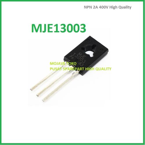 Jual MJE13003 MJE 13003 2 A 400 V NPN Bipolar High Quality - Kab ...