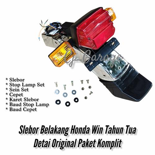 Jual Slebor Selebor Spakbor Belakang Honda Win Crome Tua 1Set Paket ...