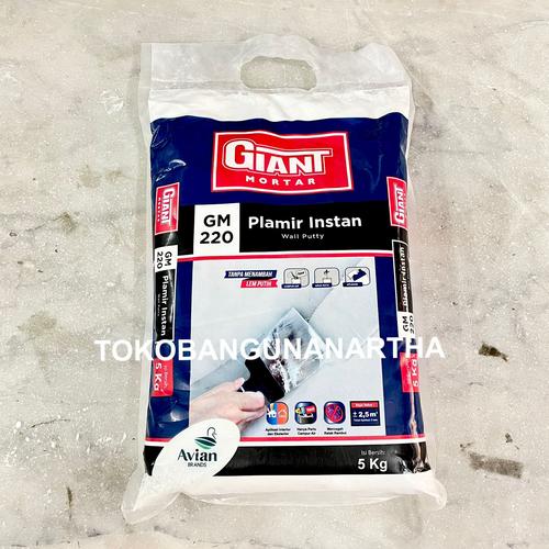 Jual Plamir Instan Giant Mortar GM 220 - 5 KG - Kota Surabaya - Toko ...