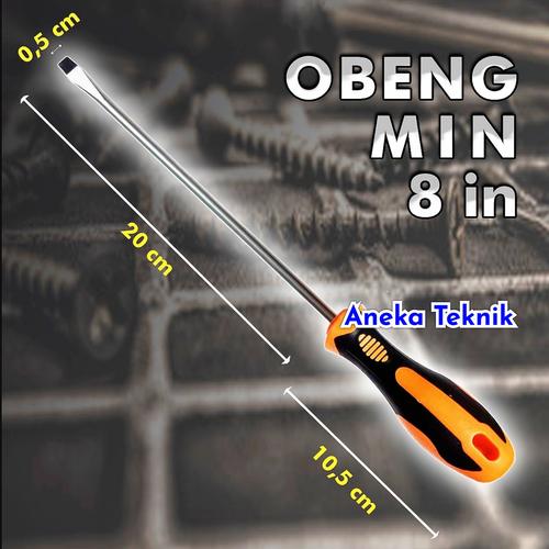 Jual Obeng Minus / Obeng Gepeng Pipih 8 INCH / 8" - Jakarta Barat ...