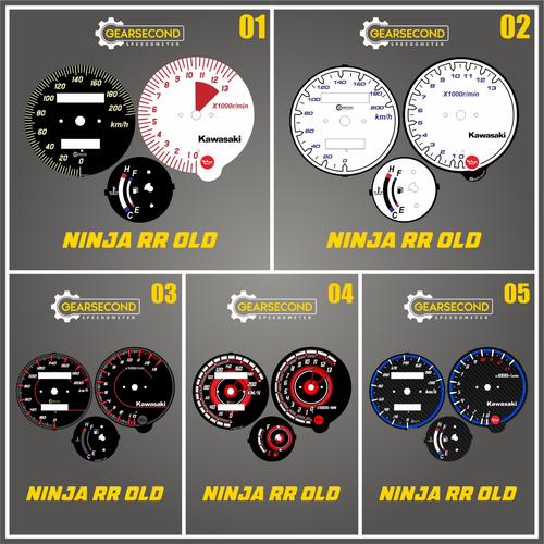 Jual Ready Design Panel Speedometer Custom Ninja RR OLD - Gearsecond ...