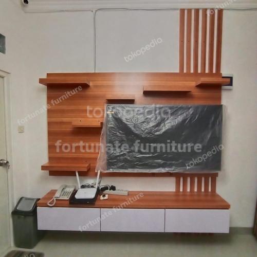 Jual backdrop tv modern real pict | hiasan dinding | funitur minimalis ...