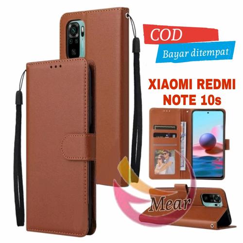 Jual SARUNG DOMPET HP XIAOMI REDMI NOTE 10s FLIPCASE LEATHER PREMIUM ...