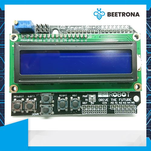 Jual LCD Keypad Shield Arduino Blue 1602 Key Pad Biru 5V 16x2 - Kab. Sleman - Beetrona | Tokopedia
