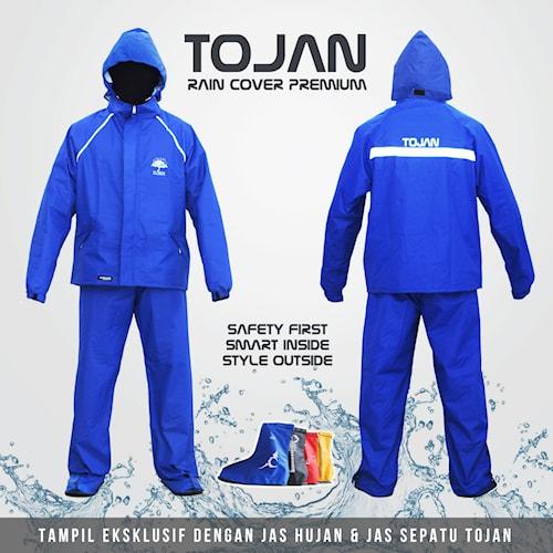 Jual Jas hujan Jacket DEWASA TOJAN LENGKAP JAS SEPATU KEREN - Biru, XXL ...
