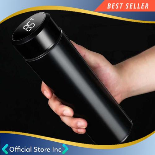 Jual Tumbler Termos Botol Minum Indikator Petunjuk Suhu LED Stainless ...