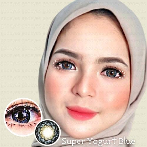 Jual Softlens Baby Color Super Yogurt Blue (Biru) - Cleaner 60ml ...