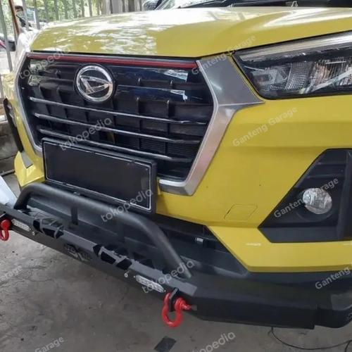 Jual tanduk bumper besi depan Raize Rocky rhino cross guard - Kota ...