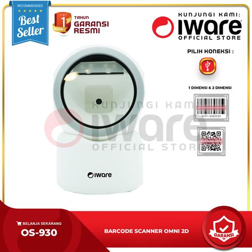 Jual BARCODE SCANNER OMNI IWARE OS930 - OS 930 2D QR CODE-E-FAKTUR USB ...