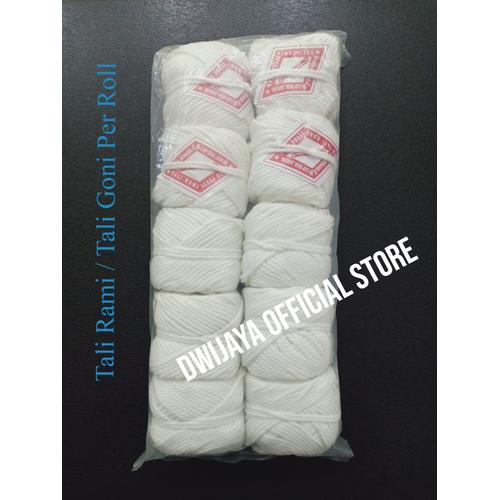 Jual TERMURAH! Tali Rami / Tali Goni Putih jual Per ROLL - Tali Rami ...