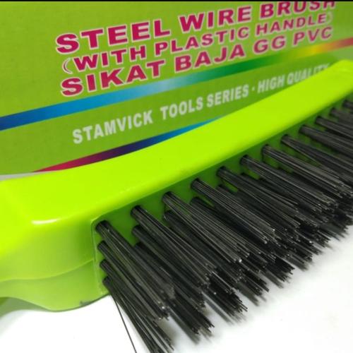 Jual SIKAT KAWAT BAJA HITAM / SIKAT BESI / SIKAT BAJA/ALAT PEMBERSIH ...