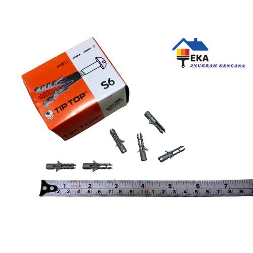 Jual Fisher Per Kotak S6 Skrup Viser Piser Fiser Nylon S-6 M6 M-6 Bagus ...