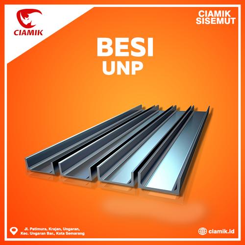 Jual Besi UNP 50, 65, 80, 100, 100EQ, 120, 150, 200 - UNP 50 - Kab ...
