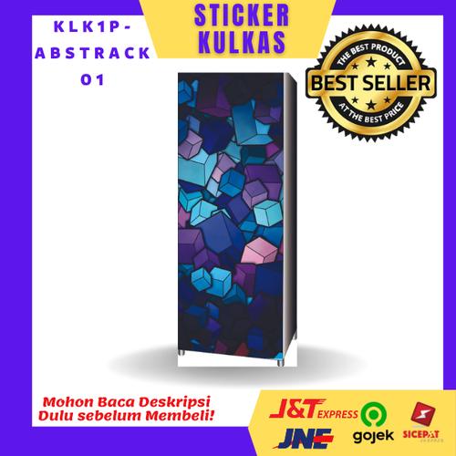 Jual STIKER Kulkas 1 Pintu Motif KLK-ABSTRAK / Stiker Kulkas Full ...