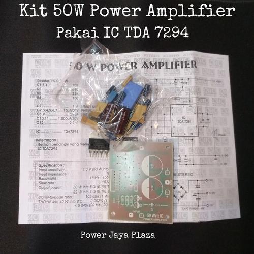 Jual Kit 50W mono Power Amplifier sdh termasuk IC TDA7294 - Kota Bandung - Power Jaya Plaza ...