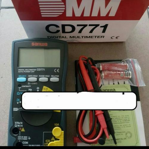 Jual digital multitester / digital multimeter SANWA CD771 ORIGINAL ...