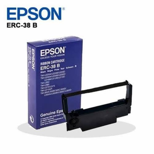 Jual CATRIDGE PITA RIBBON PRINTER KASIR EPSON TMU 220 - ERC - 38B BLACK ...