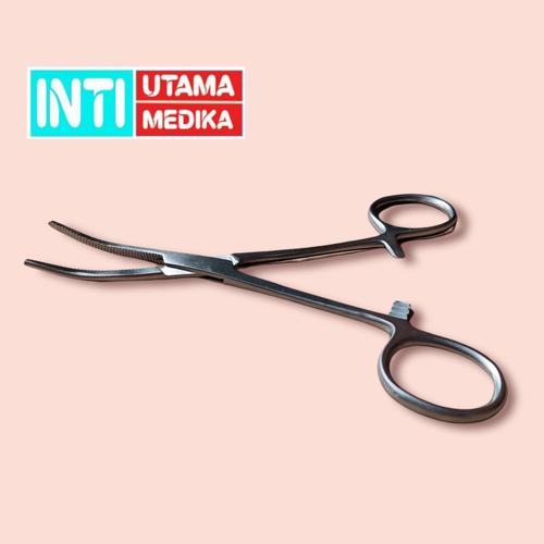 Jual Klem Arteri Lurus 14 cm Pean Klem Arteri Bengkong 14 cm Klem ...
