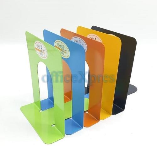 Jual Pembatas Buku Besi / Penyangga Buku / Book End No. 7 Combo - Hijau ...