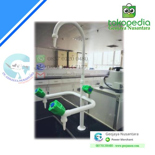 Jual Keran Air Meja Laboratorium Lemari Asam / Kran three way lab - Kab ...