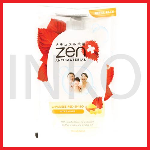Jual ZEN ANTIBACTERIAL JAPANESE RED SHISO WITH SULPHUR REFILL 450ML ...