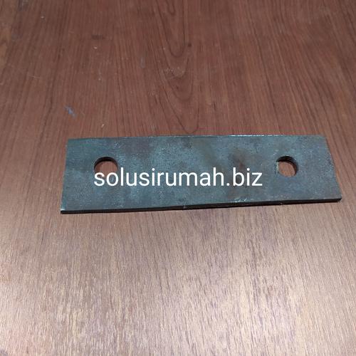 Jual PERPCS PLAT LURUS 17X5CM +- JARAK LB 12CM BESI KLEM PISAH KOTAK U ...