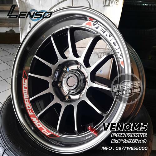 Jual Velg Original Lenso Venom 5 Flow Forming R18x9 H6x139 et 0 HyperDark - Via TOkopedia - Kota ...