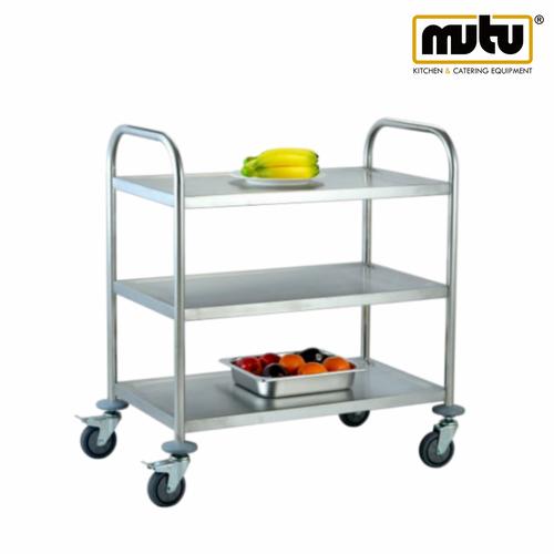 Jual Trolley Dorong Stainless Steel Pengantar Makanan Restoran MUTU RST ...