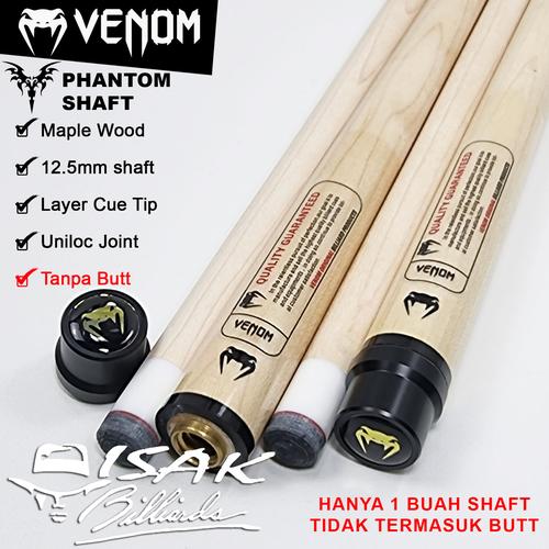Jual Venom Phantom Extra Shaft - (NO Butt) Uniloc Maple Cue Stick ...