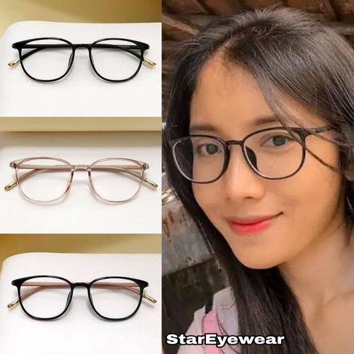 Jual Frame Kacamata Wanita Elastis Free Lensa Minus Anti Radiasi ...
