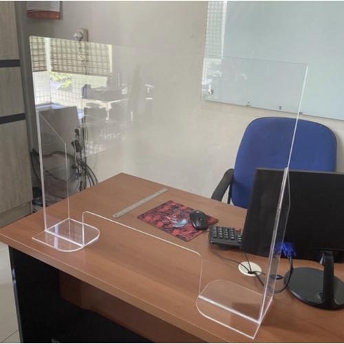 Jual Acrylic table divider/ acrylic table shield T 60 cm x P 80 cm bhn ...
