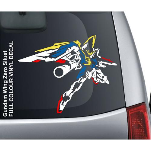 Jual Sticker Cutting Gundam Wing Zero Siluet - Putih, Big - Kab. Garut ...