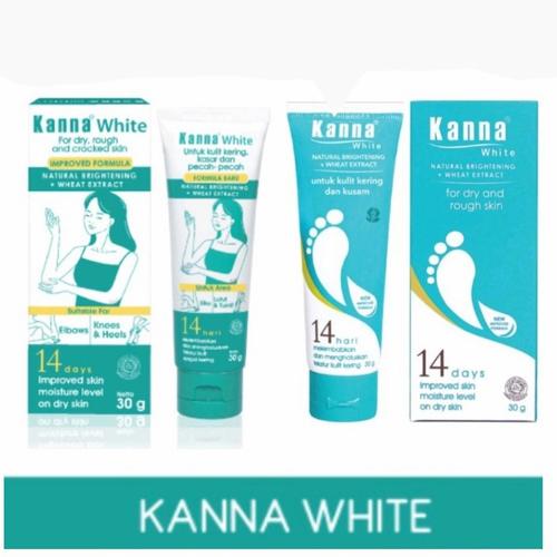 Jual Kanna White Cream / Kana Krim Kaki Lembut 15gr / 30gr - 30gr ...